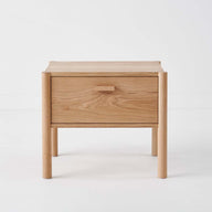 Axel Oak Bedside Table - Mubu Home: Modern Timber Beds and Furniture