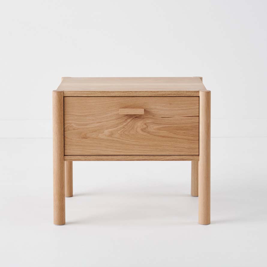 Axel Oak Bedside Table - Mubu Home: Modern Timber Beds and Furniture