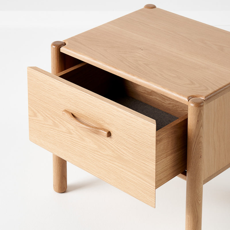 Axel II Wooden Bedside Table - Mubu Home: Modern Timber Beds and Furniture