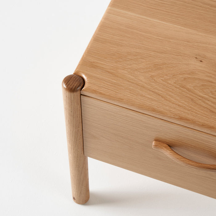 Axel II Wooden Bedside Table - Mubu Home: Modern Timber Beds and Furniture