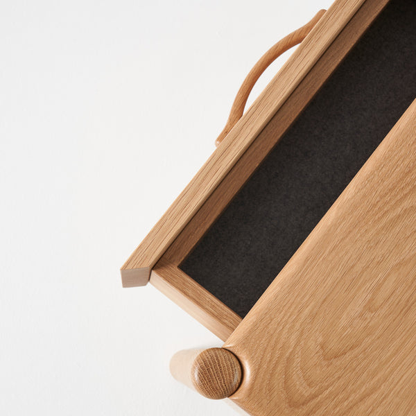 Axel II Wooden Bedside Table - Mubu Home: Modern Timber Beds and Furniture