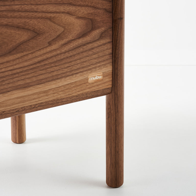 Axel II Wooden Bedside Table - Mubu Home: Modern Timber Beds and Furniture