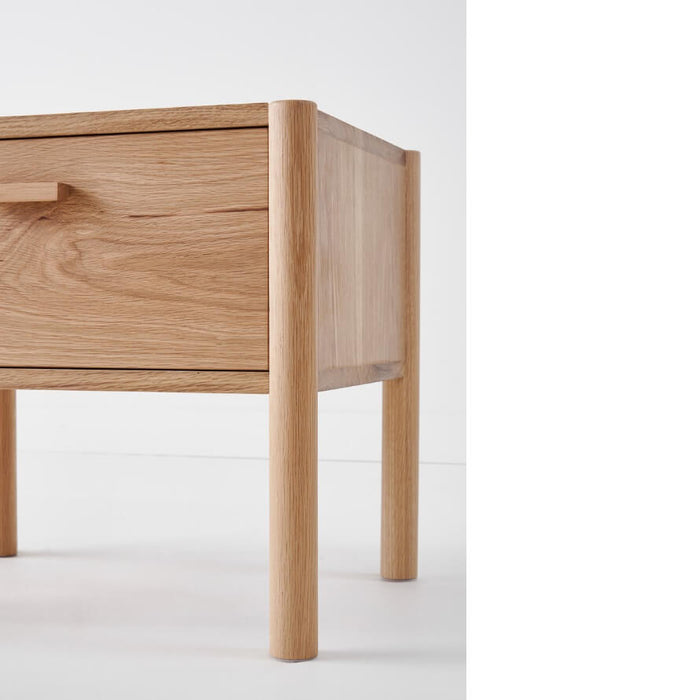 Axel Oak Bedside Table - Mubu Home: Modern Timber Beds and Furniture