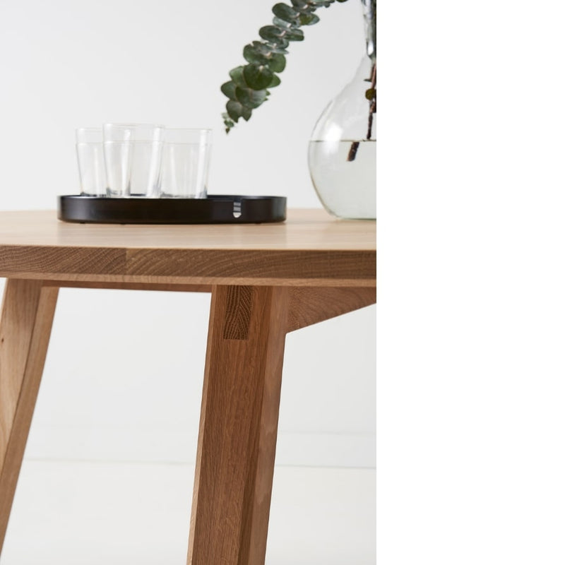Luna Round Timber Dining Table - Mubu Home: Modern Timber Beds and ...